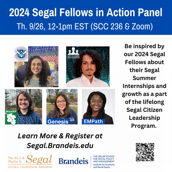 Eli J. & Phyllis N. Segal Citizen Leadership Program | The Heller School